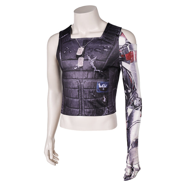 Cyberpunk Edgerunner Cyberpunk 2077 Johnny Silverhand Gilet Cosplay Co ...