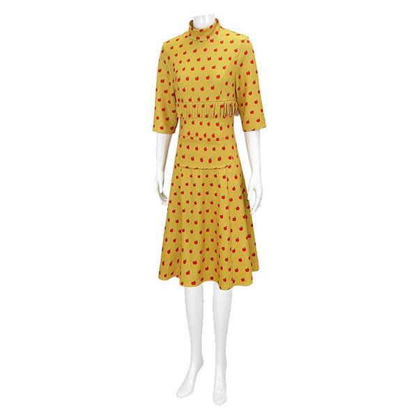 Fantastic Mr. Fox Mme Felicity Renard Robe Jaune Cosplay Costume ...
