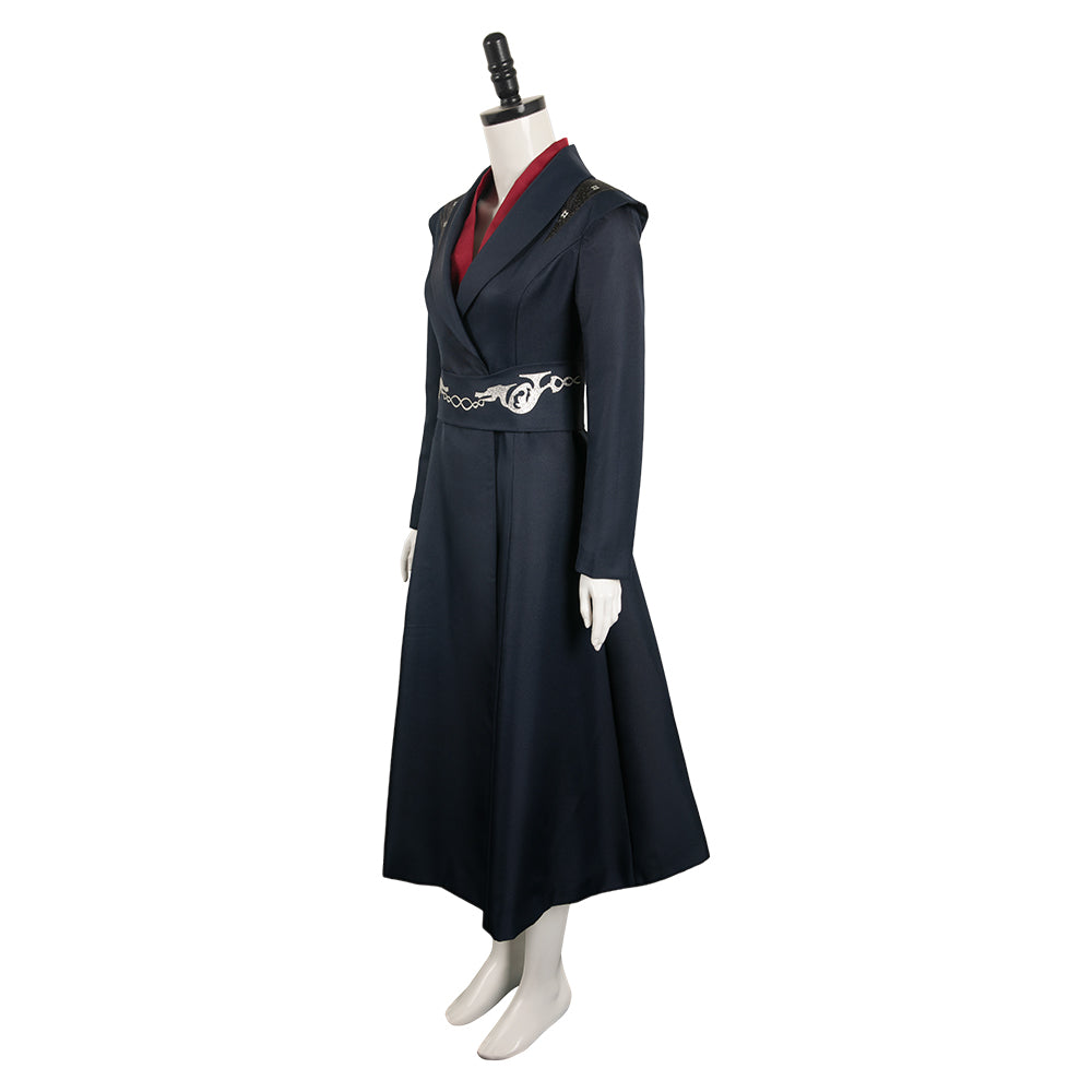 House of the Dragon Rhaenys Targaryen Sans Cape Vintage Cosplay Costum ...