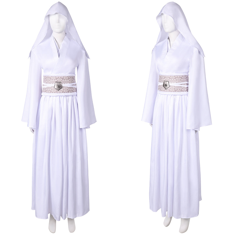 La Guerre des Étoiles Princess Leia Robe Blanche Cosplay Costume ...
