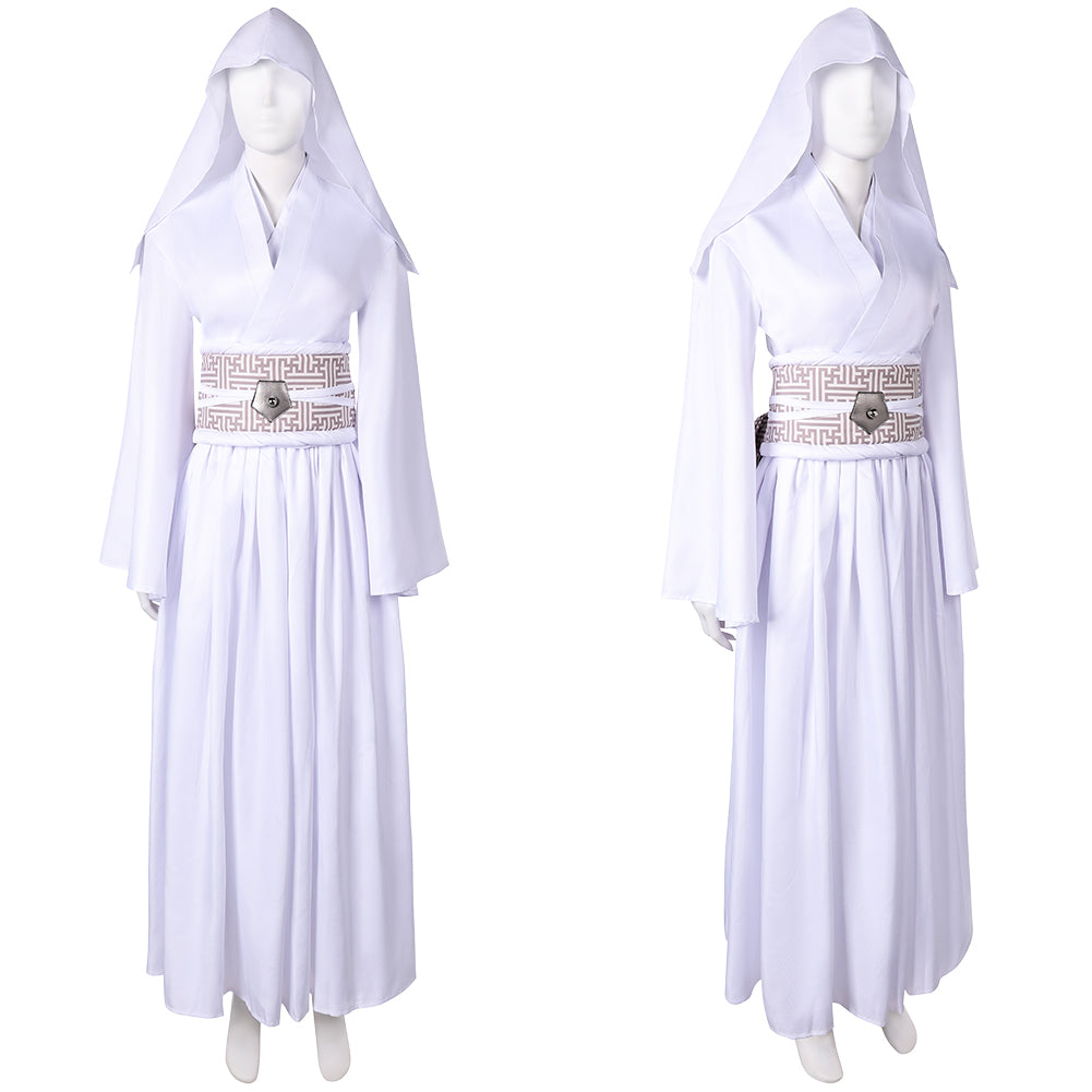La Guerre des Étoiles Princess Leia Robe Blanche Cosplay Costume ...