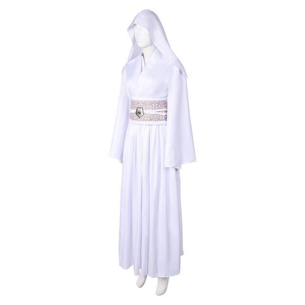 La Guerre des Étoiles Princess Leia Robe Blanche Cosplay Costume ...