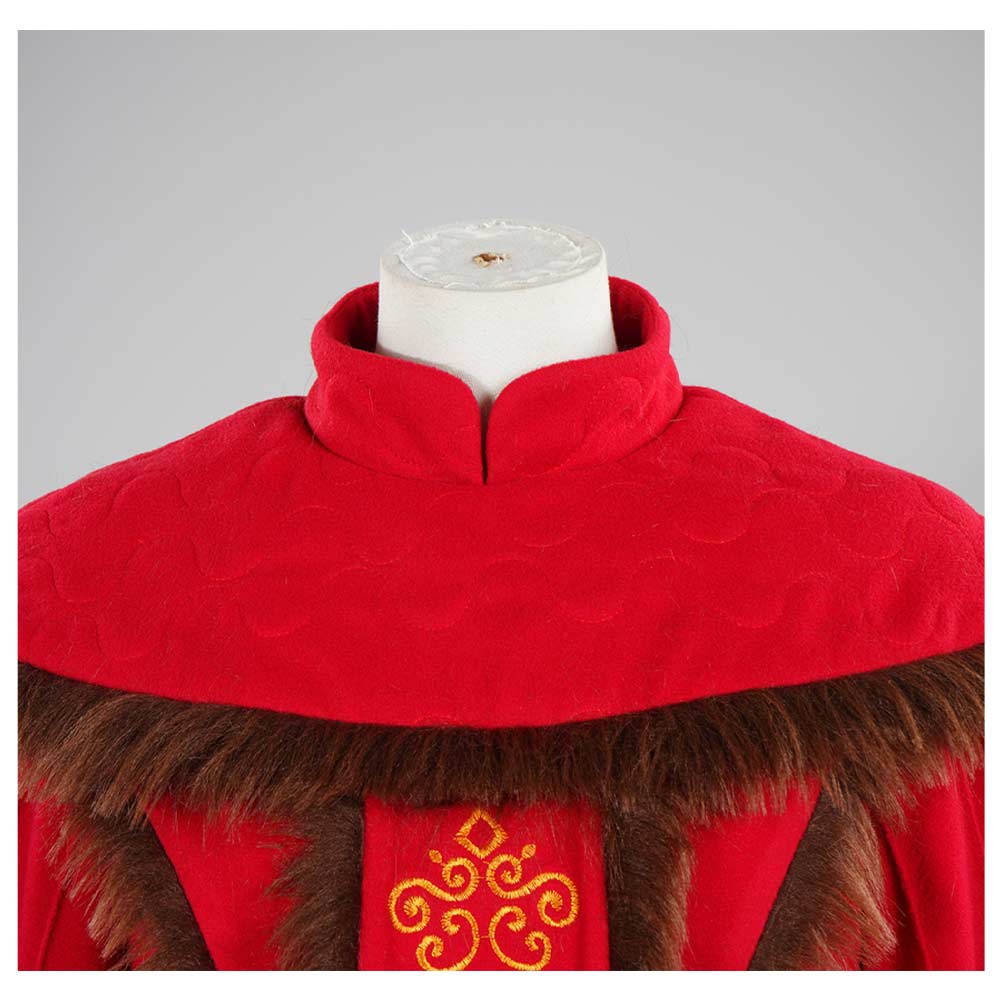 Padme Amidala Naberrie Throne Room Gown Robe Rouge Cosplay Costume ...
