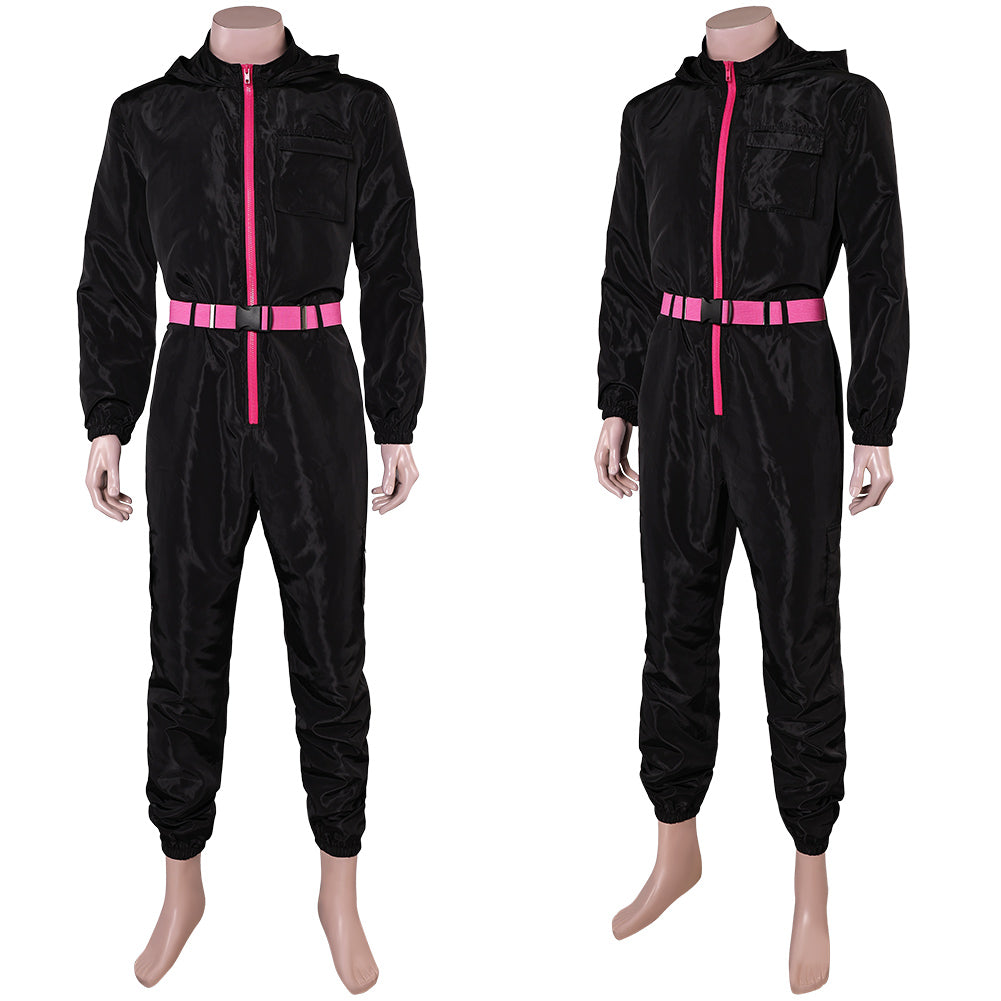 Squid Game 2(2024) Personnage Masqué Combinaison Noire Sans Masque Cos ...