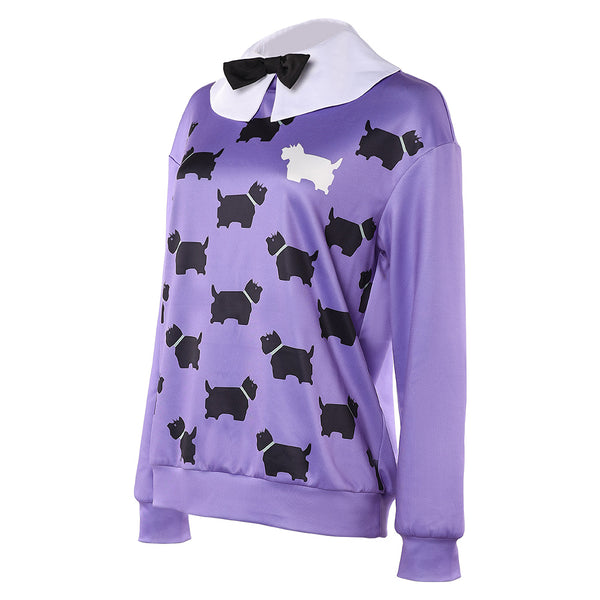 Stranger Things Saison 5(2025) Erica Haut Violet Cosplay Costume ...