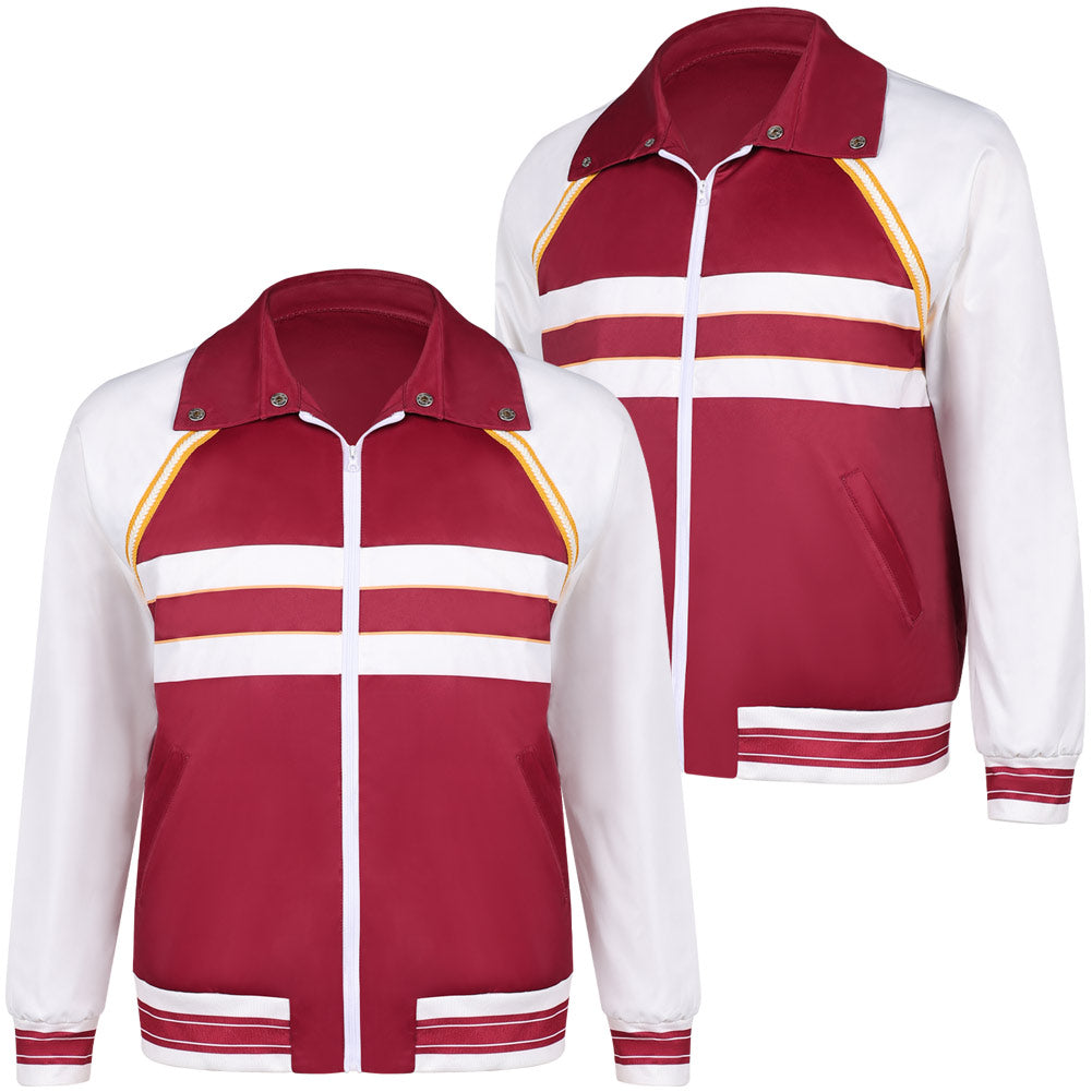 Stranger Things Saison 5(2025) Lucas Sinclair Veste Rouge et Blanche C ...