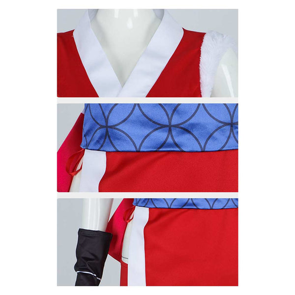 Street Fighter 6 Mai Shiranui Tenue Rouge Cosplay Costume Ver.2 ...