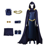 Teen Titans Raven Tenue Bleu Marine Cosplay Costume – Cosplaycart.fr