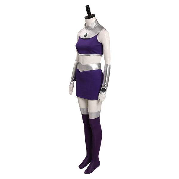 DC Adulte Teen Titans Les Jeunes Titans Starfire Robe Cosplay Costume ...