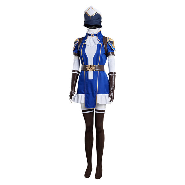 Arcane: League of Legends Caitlyn Uniform Cosplay Costume – Cosplaycart.fr