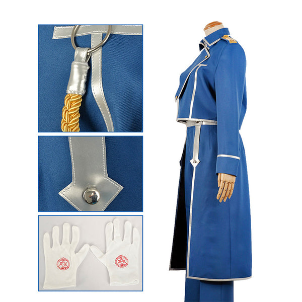 Fullmetal Alchemist Roy Mustang Uniform Cosplay Costume – Cosplaycart.fr