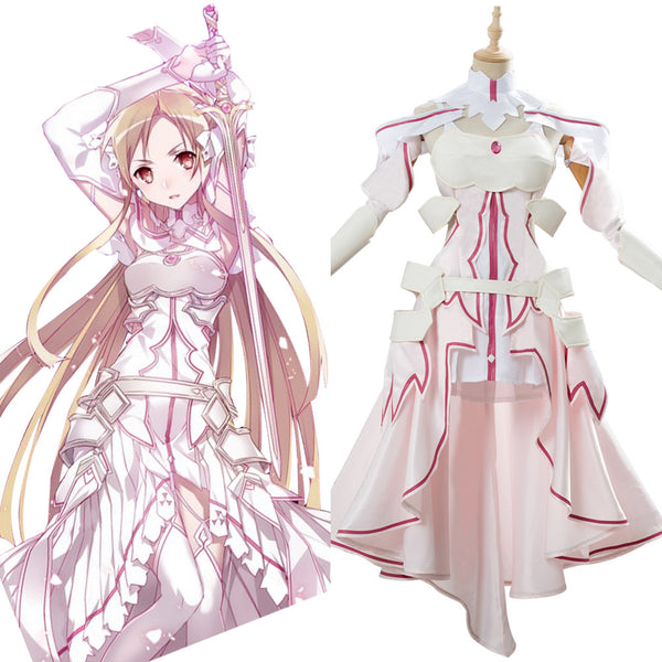 Sword Art Online Alicization Asuna SAO Cosplay Costume – Cosplaycart.fr