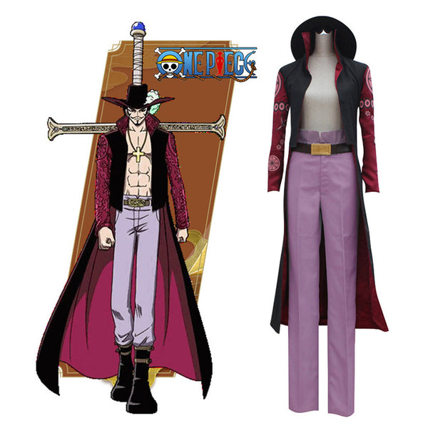 One Piece Dracule Mihawk Cosplay Costume – Cosplaycart.fr